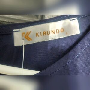 kirundo | Dresses | Newkirundo Navy Blue Dress | Poshmark